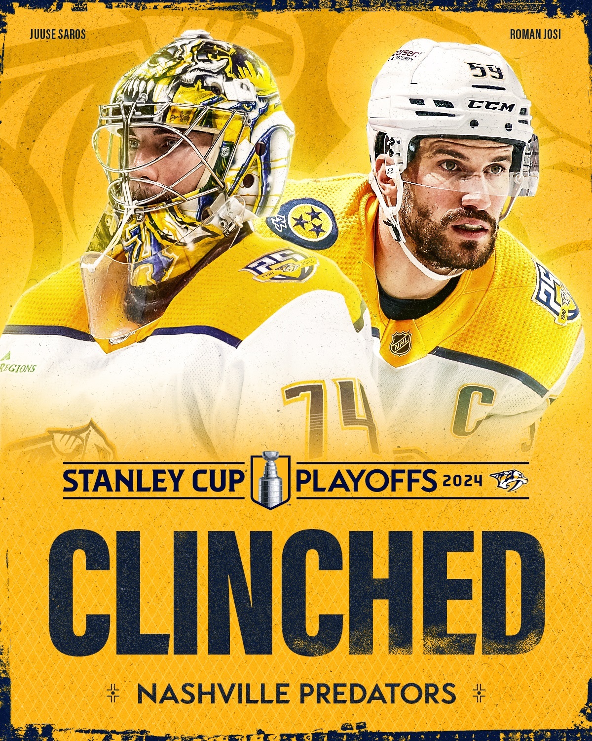 Two Lower Level Tickets for Nashville Predators - First Home Playoff ...