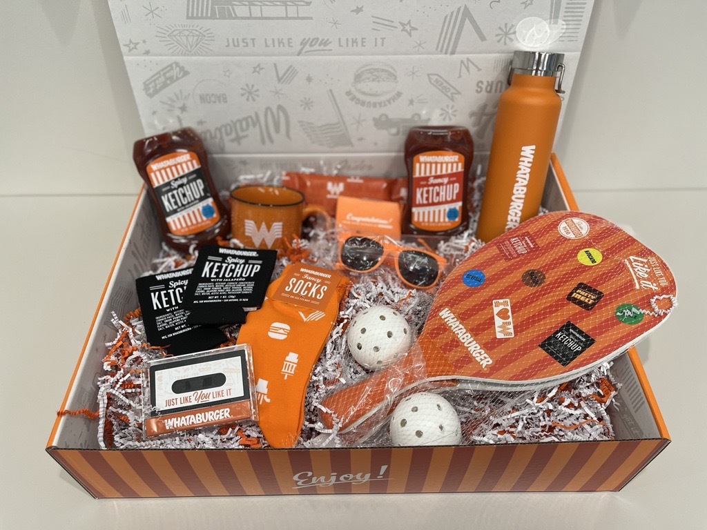Whataburger for a Year + Gift Box - 2024 Backstage at BizTown